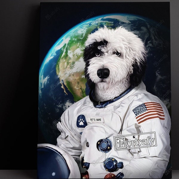 Space Dog Art - Etsy