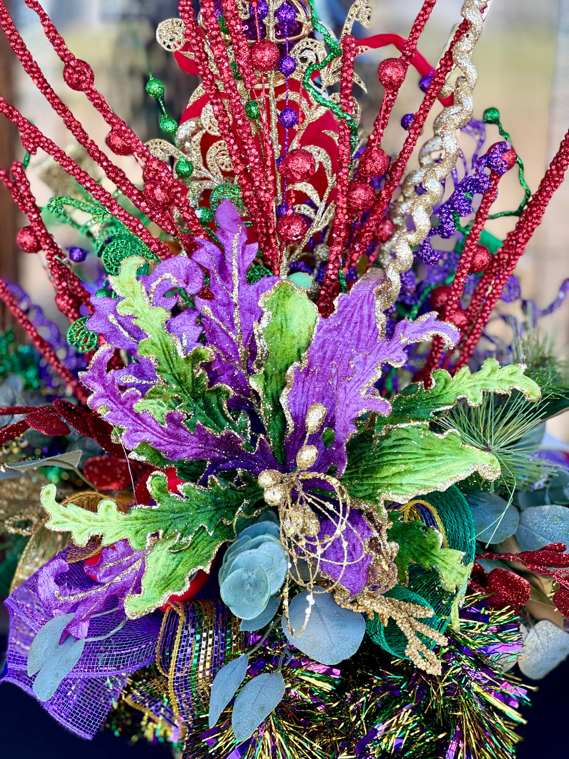 Mardi Gras Centerpiece Mardi Gras Crawfish Centerpiece Fat Tuesday ...