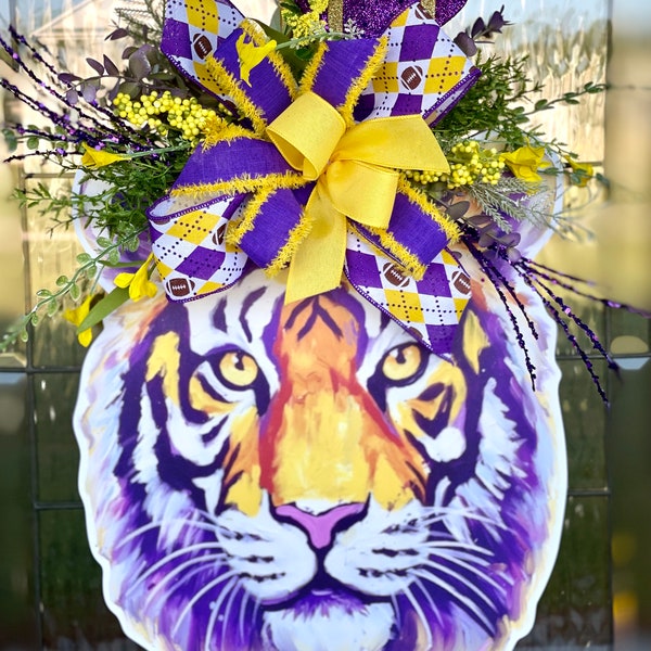 Lsu Door Hanger - Etsy