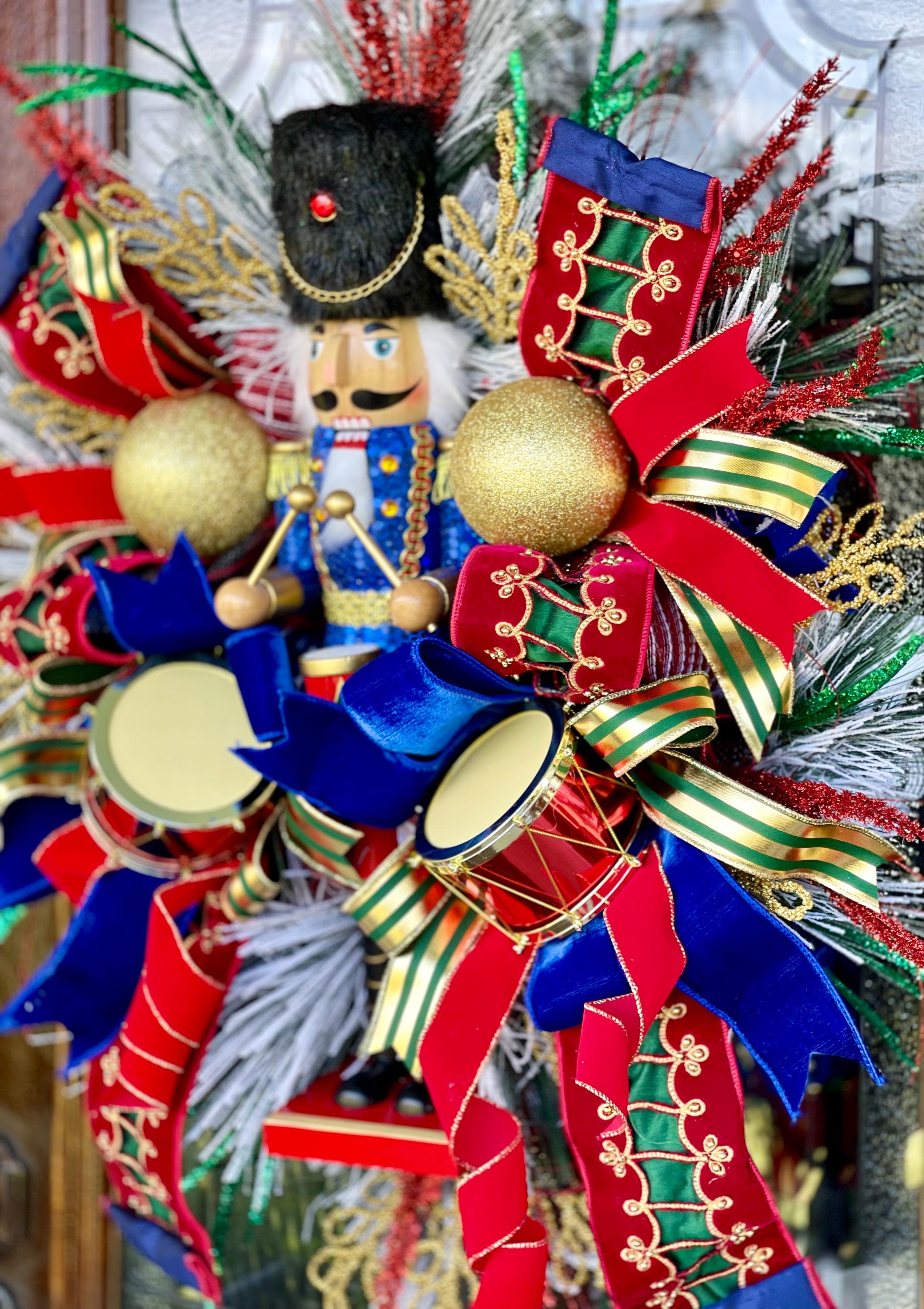 Nutcracker Swag, Nutcracker Wreath, Christmas Swag, Christmas Decor ...