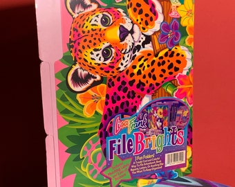 VTG 1990s Y2K Lisa Frank File Brights Folders With Matching Labels and ...