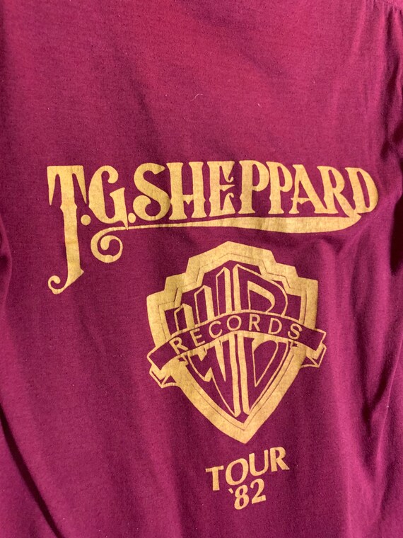 Vintage Single Stitch 1982 T G Sheppard In Concert To… - Gem