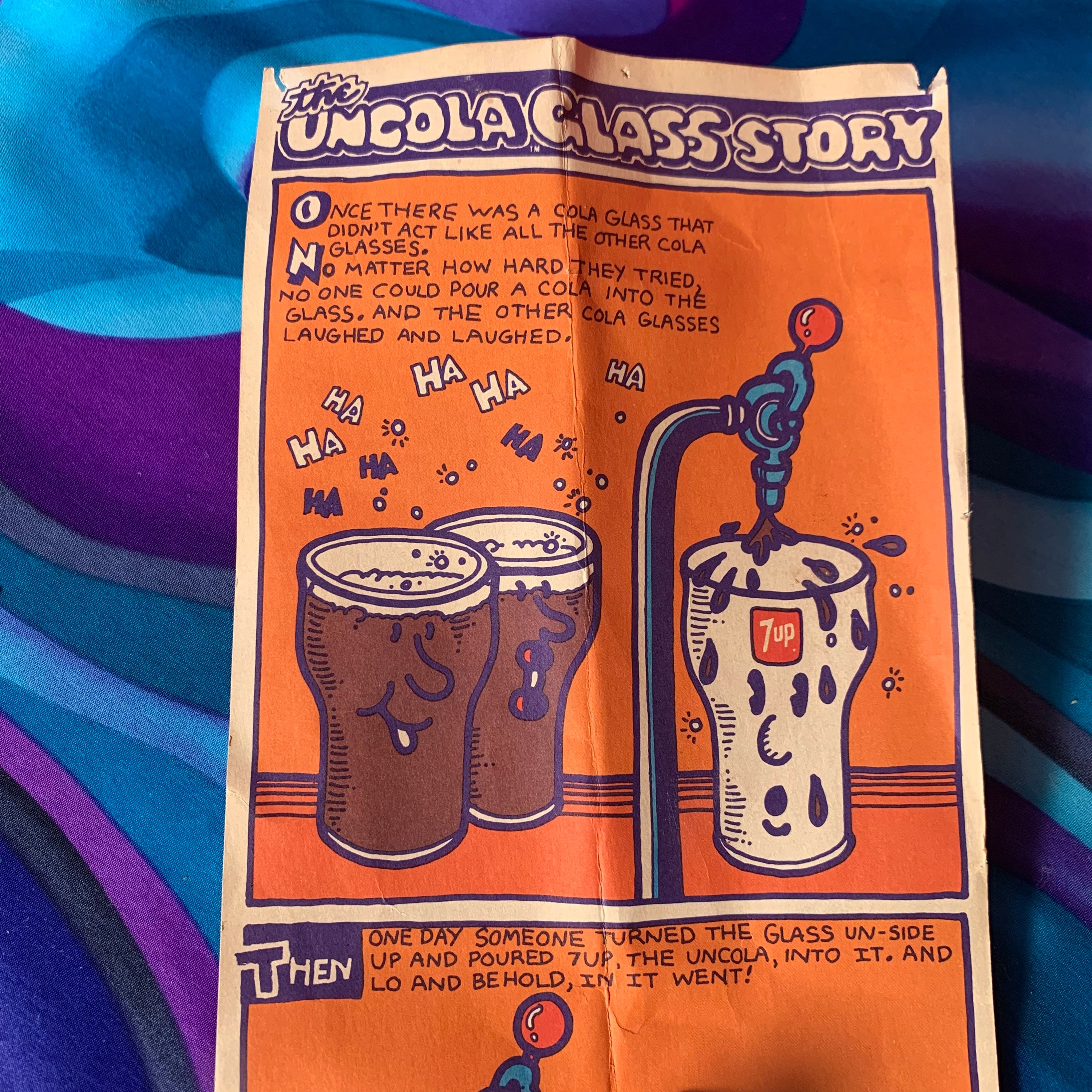 Rare 1960s 7up Uncola Glass Upside Down Pint - Etsy