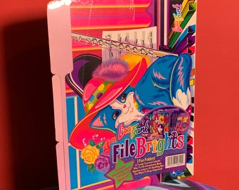 VTG 1990s Y2K Lisa Frank File Brights Folders With Matching Labels and ...