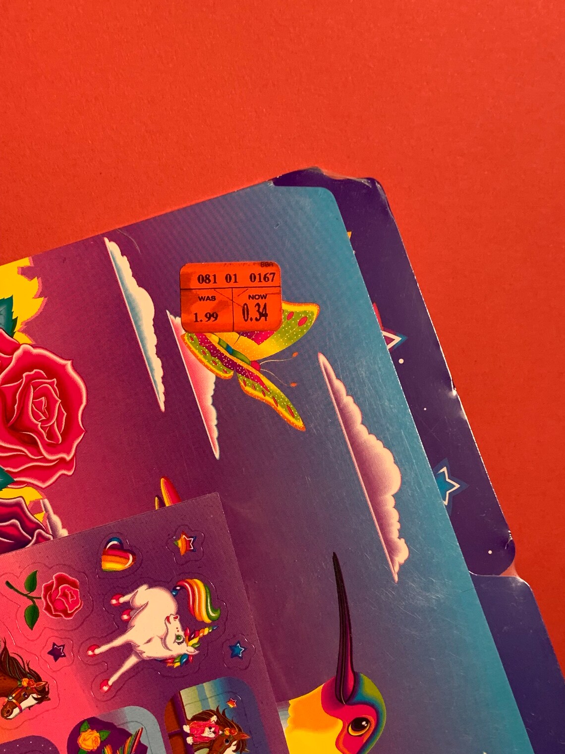 VTG 1990s Y2K Lisa Frank File Brights Folders With Matching Labels and ...