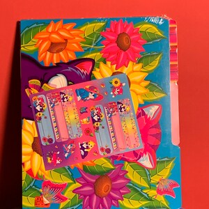 VTG 1990s Y2K Lisa Frank File Brights Folders With Matching Labels and ...