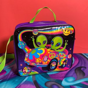 RARE Vintage Lisa Frank Aliens Zoomer and Zorbit Lunch Bag 1990's, 90's ...