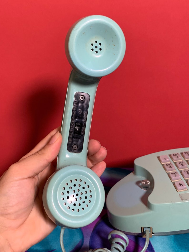 Baby Blue Western Electric Princess Touchtone Desk Telephone, Funky ...