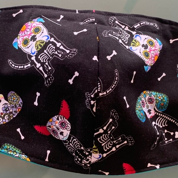 Sugar Skull Cat Mask - Etsy