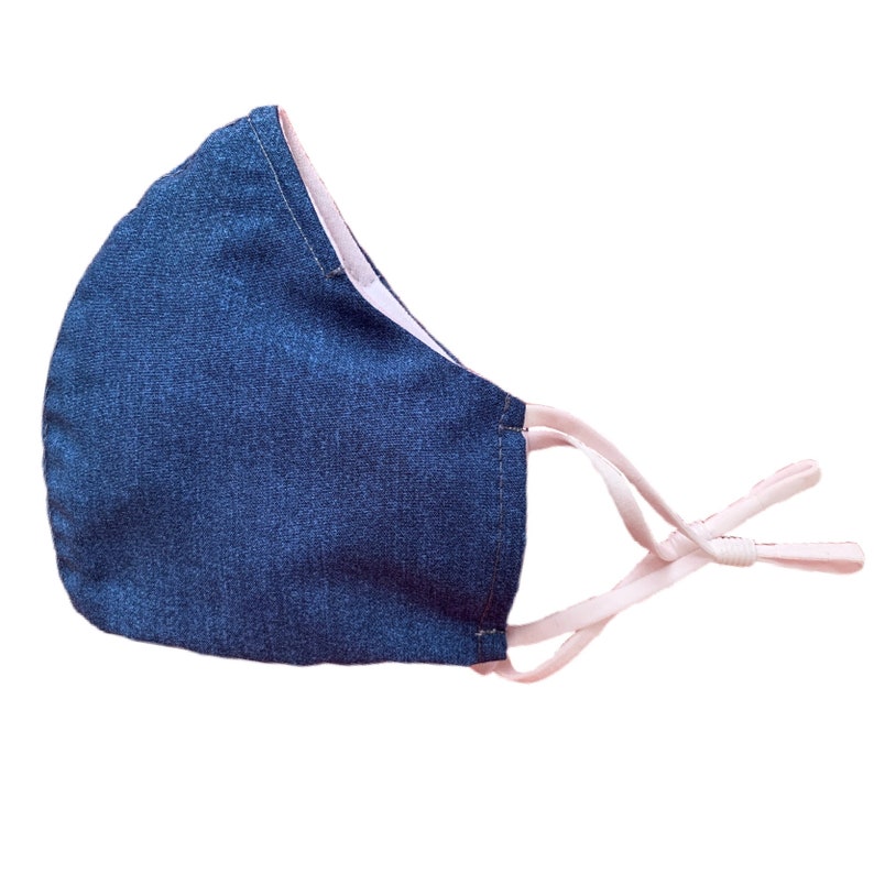 Water Resistant Jean Print Face Mask is Not Jean Fabric | Etsy