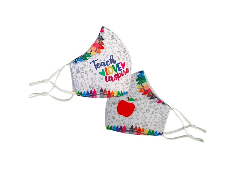 3 Pack Generic & Customized Teachers Face Mask With Free | Etsy