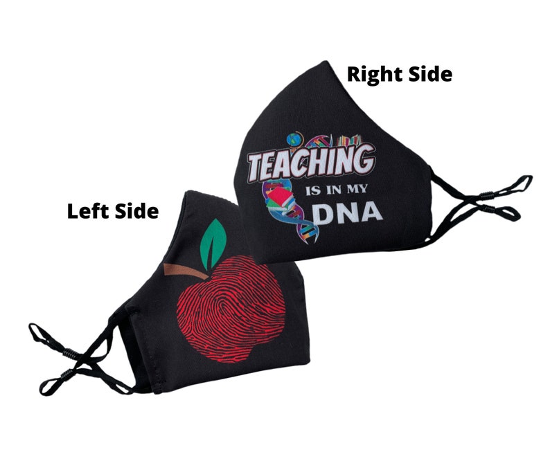 3 Pack Generic & Customized Teachers Face Mask With Free | Etsy