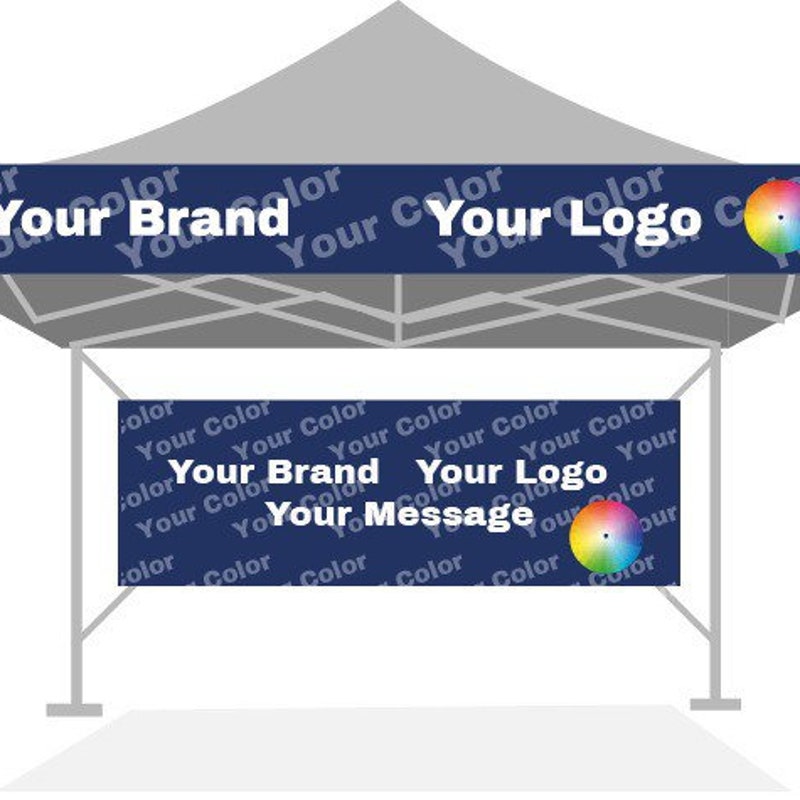 Custom Pop up Tent Banner - Etsy