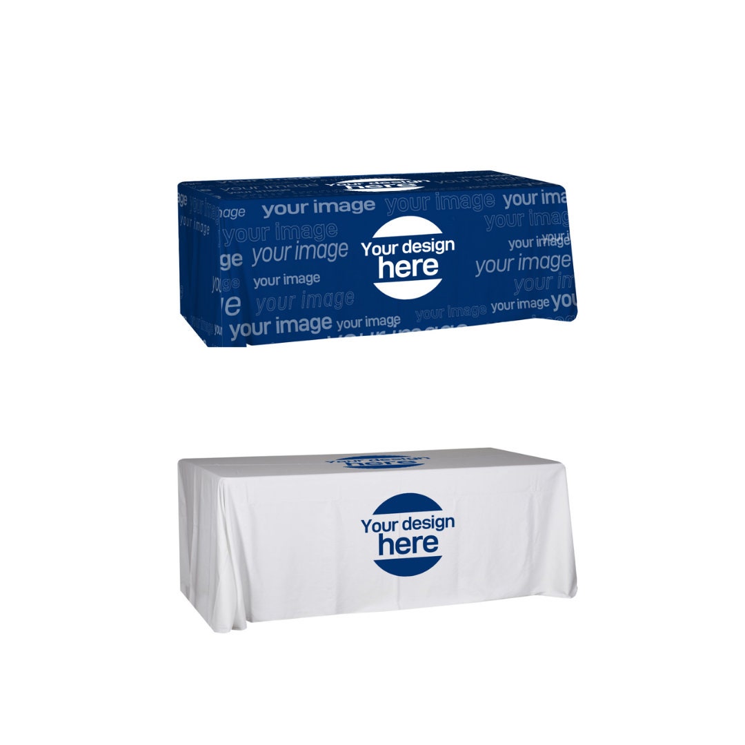 Full Color Trade Show Polyester Custom Tablecloth for Event, Craft Fair ...