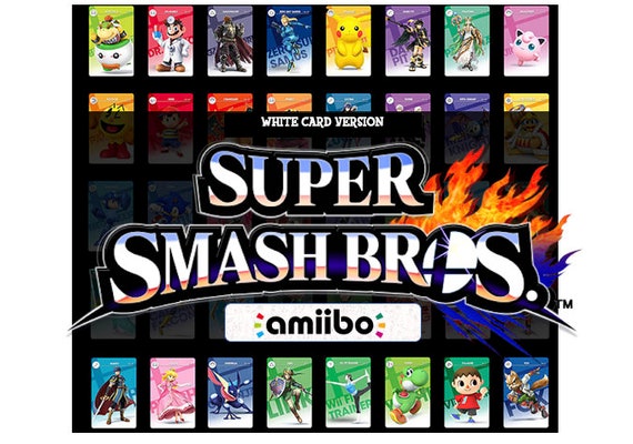 SSBU Super Smash Bros Ultimate Custom NFC Amiibo Card Choose | Etsy