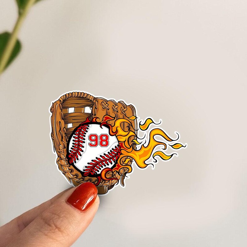 Baseball Stickers - Etsy