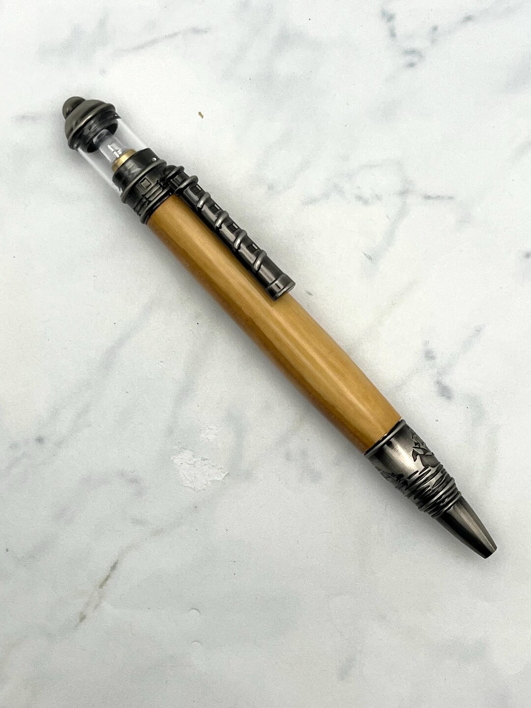 Lighthouse Pen | Twist-style Pen | LED Lights | Hand-turned Bethlehem ...