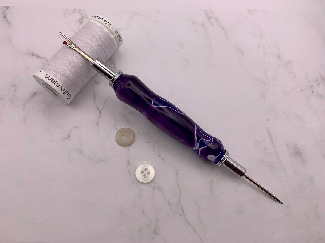 Purple Wave Handmade Double Blade Seam Rippers, Needle Threaders ...