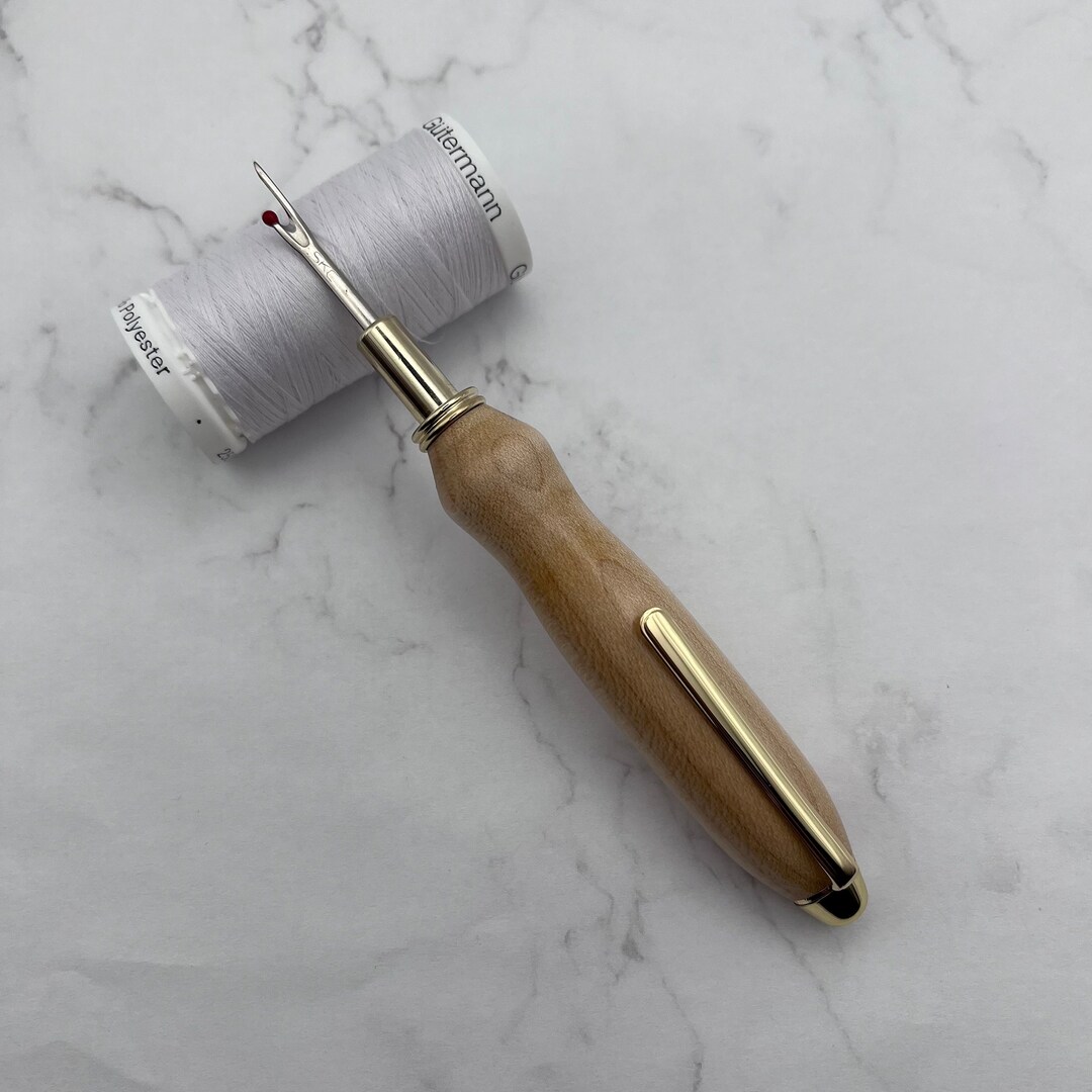 Wooden Single Blade Seam Ripper, Needle Threader, Stiletto/awl | Gift ...