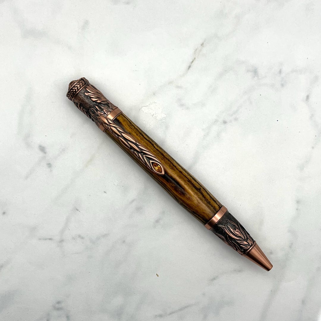 Handmade Wooden Phoenix Twist Pen | Parker-style Refillable Pens ...