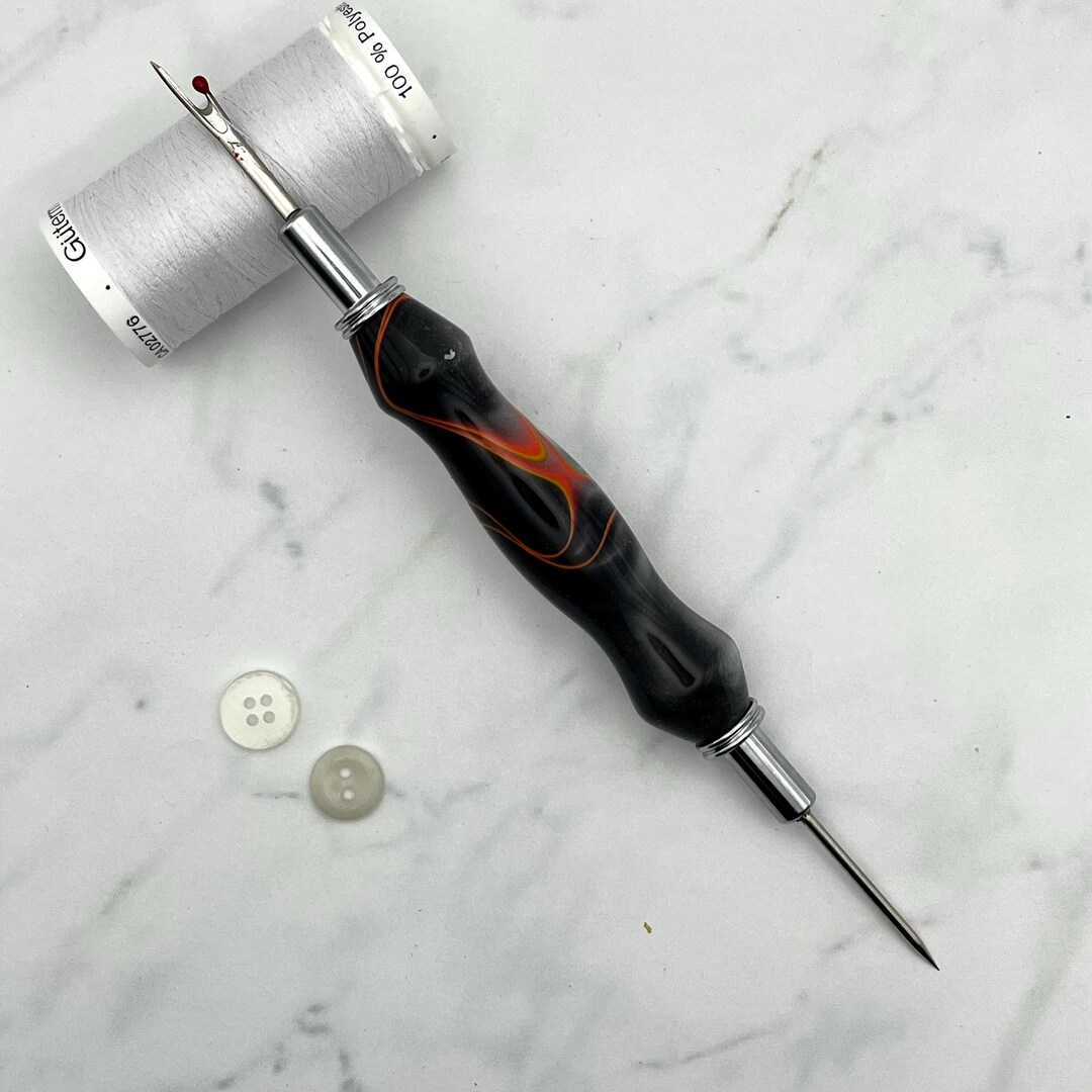 Black, Grey & White Acrylic Double-ended Seam Ripper Sewing Tool Needle ...