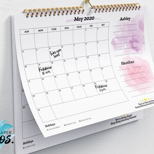 Customizable Twin Baby Calendar 2020 - Boy/boy, Girl/girl, Boy/girl - Etsy