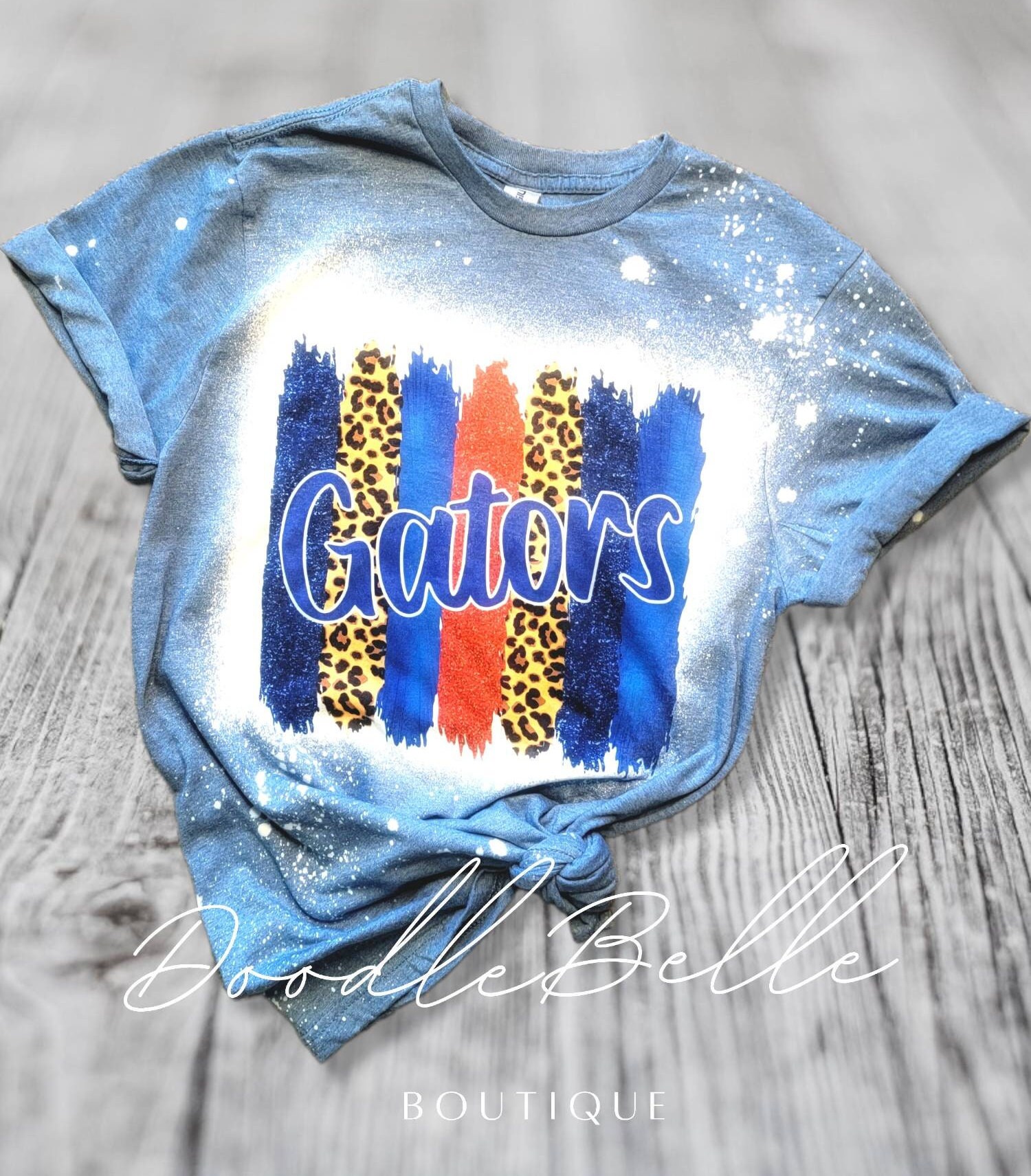 Gators Bleached Shirt Gators Team Shirt School Spirit - Etsy