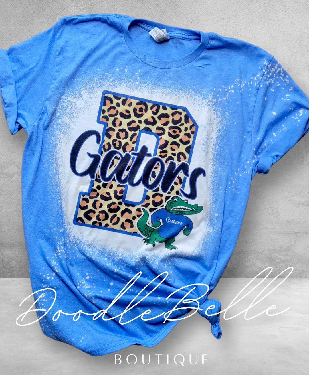 Gators Team Spirit Shirt, Bleached School Pride Shirt, Plus Size Options, Multiple Colors - Etsy