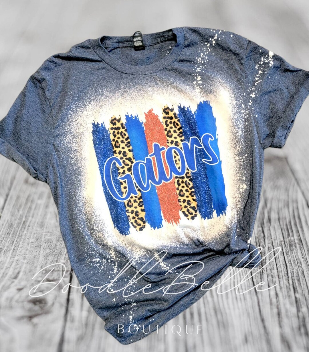 Gators Bleached Shirt Gators Team Shirt School Spirit - Etsy