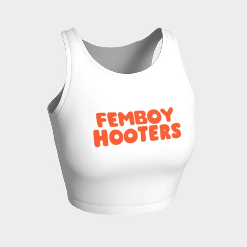 FEMBOY HOOTERS Crop Top Meme Cropped Top - Etsy UK