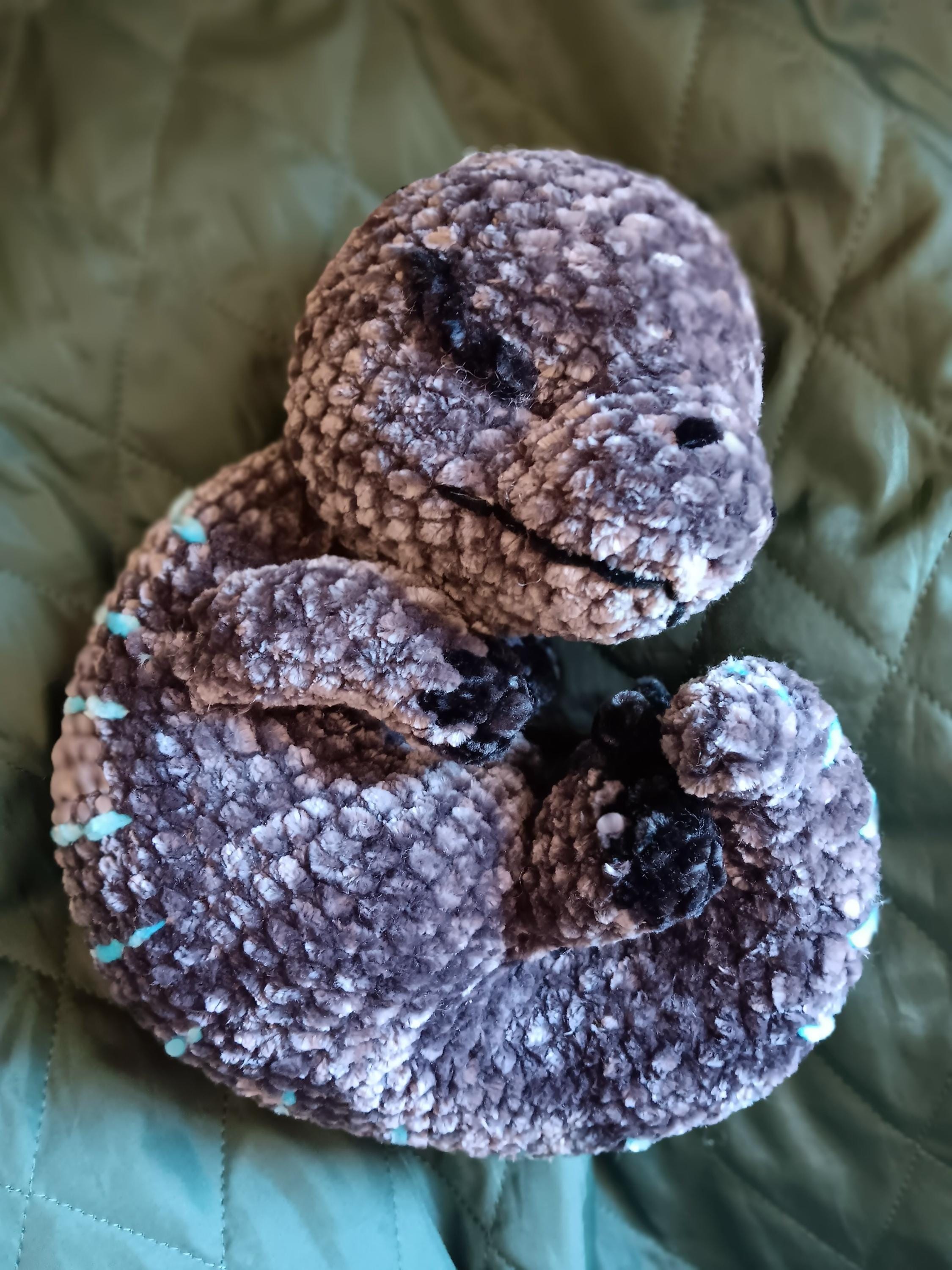 Swirly Sleeper Dragon Crochet Pattern - Etsy