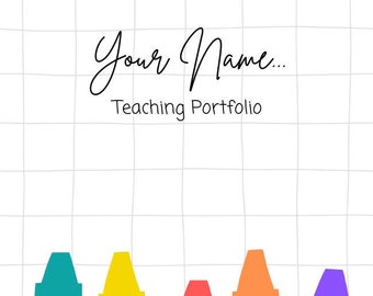 Neutral Teacher Portfolio, Teacher Portfolio Template, Educational ...