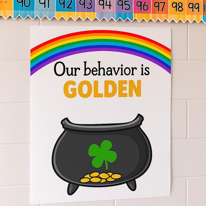 March Behavior Chart - Etsy