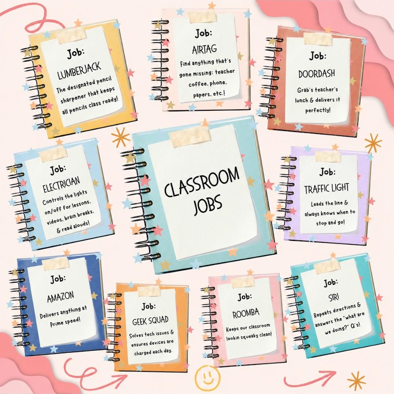 Classroom Jobs Decor - Etsy