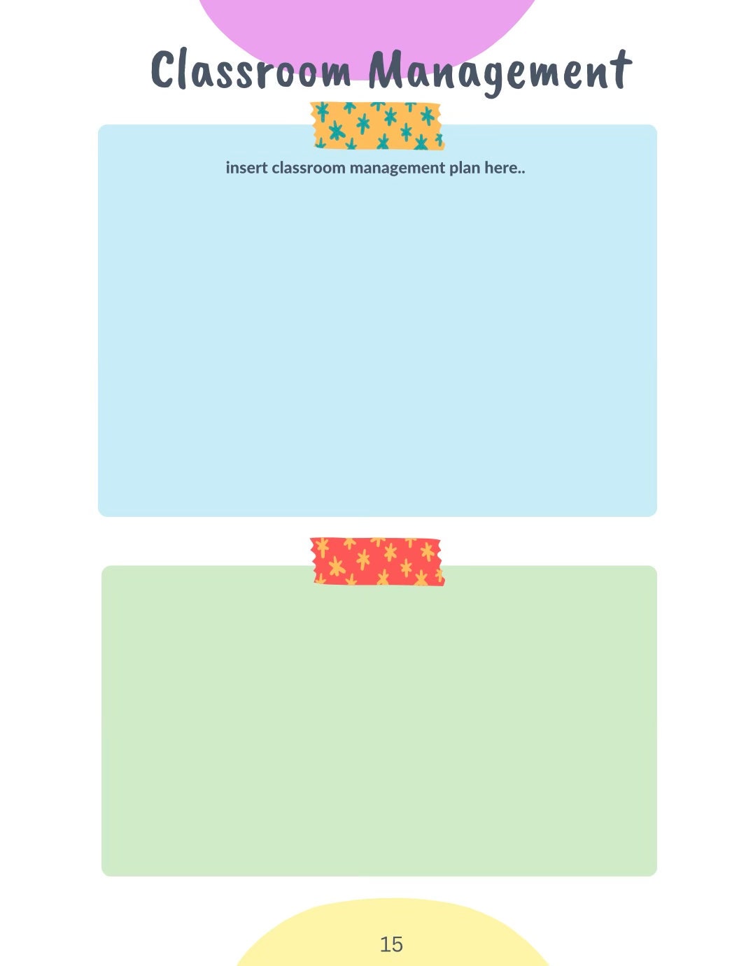 Teacher Portfolio Template - Etsy