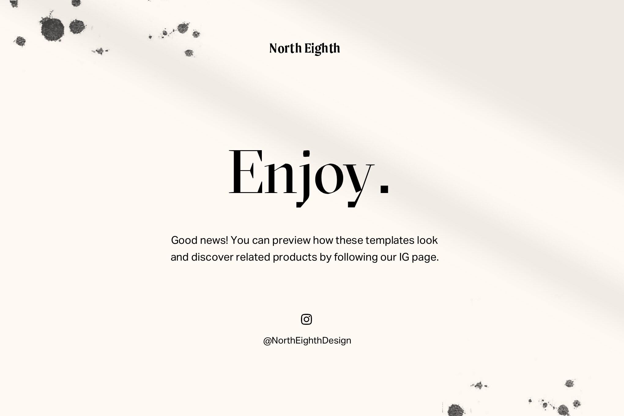 Ink Splatter Instagram Quotes - Etsy