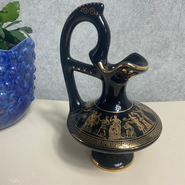 Hand Made in Greece 24k Gold Vase - Etsy