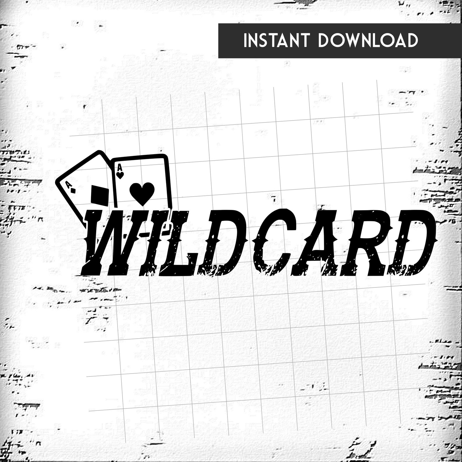Wildcard SVG | Instant Download | Printable Clip Art | Playing Cards ...