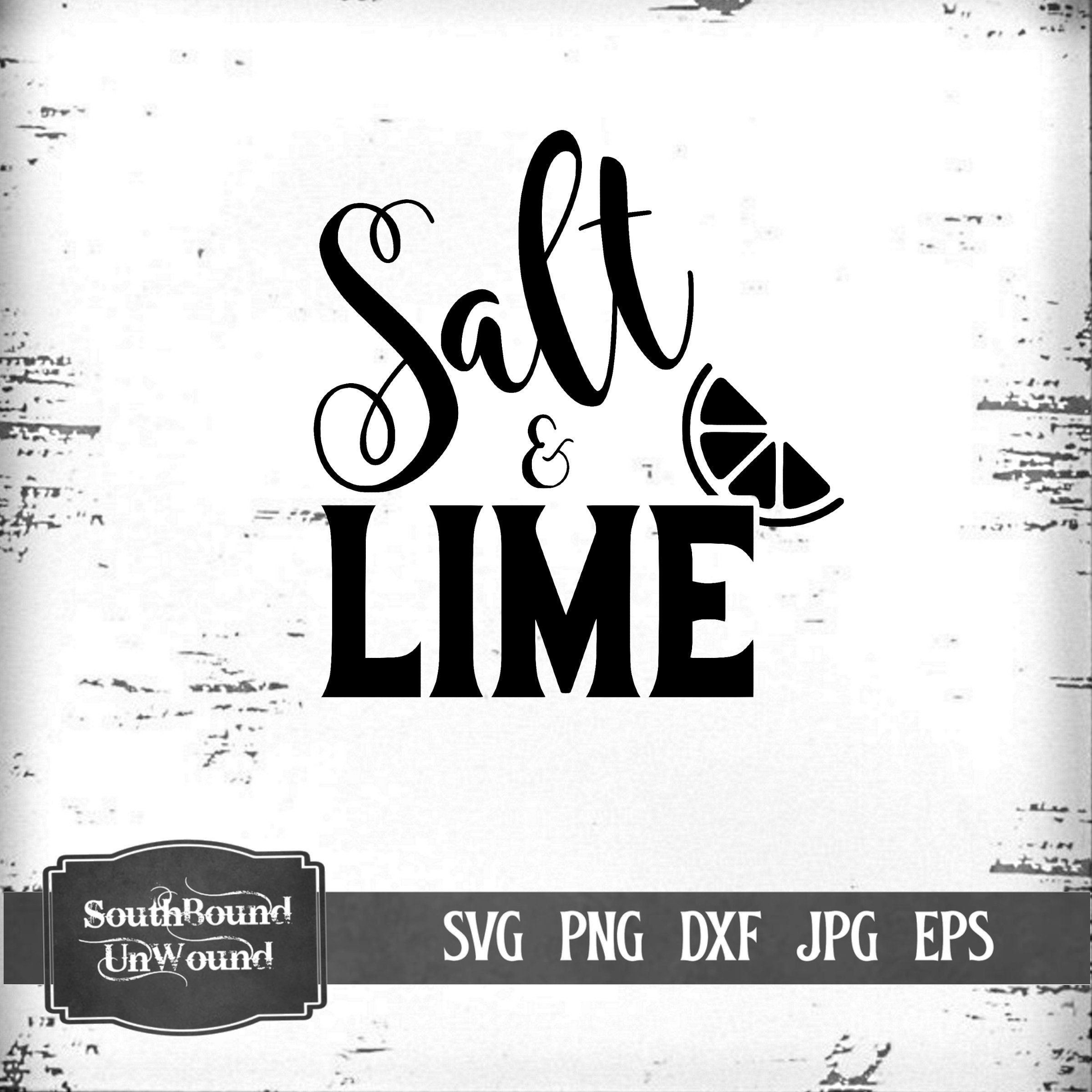 Salt & Lime SVG Instant Download Printable Clip Art PNG JPG Cut Files ...