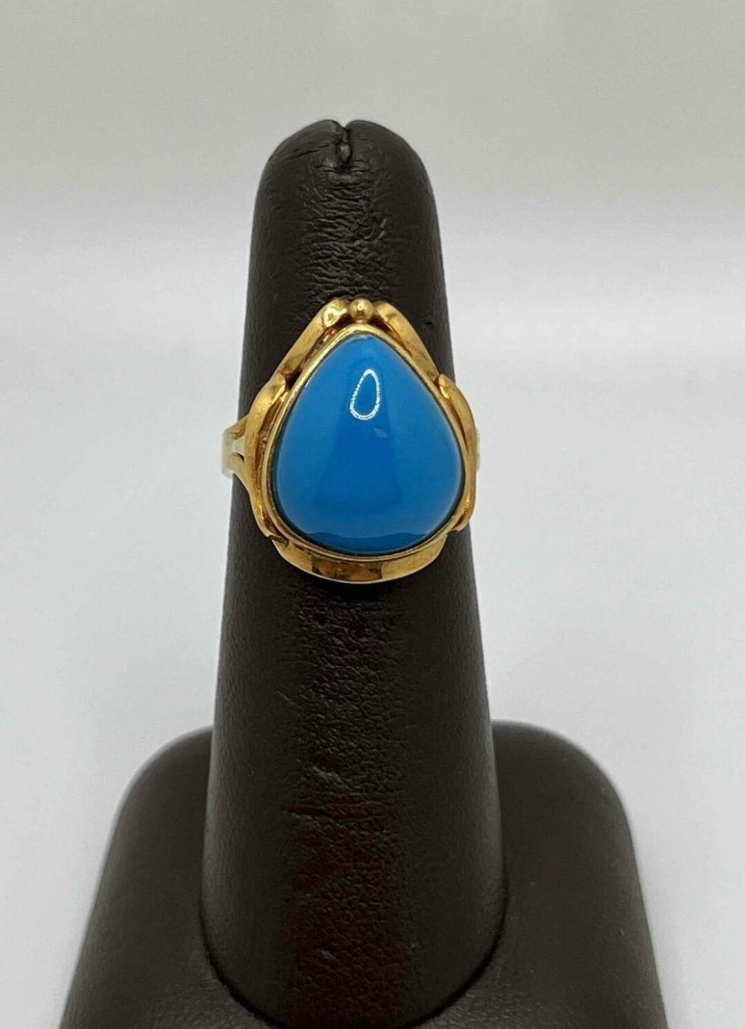 24k Sleeping Beauty Tourquise 14x12 Mm Teardrop - Etsy