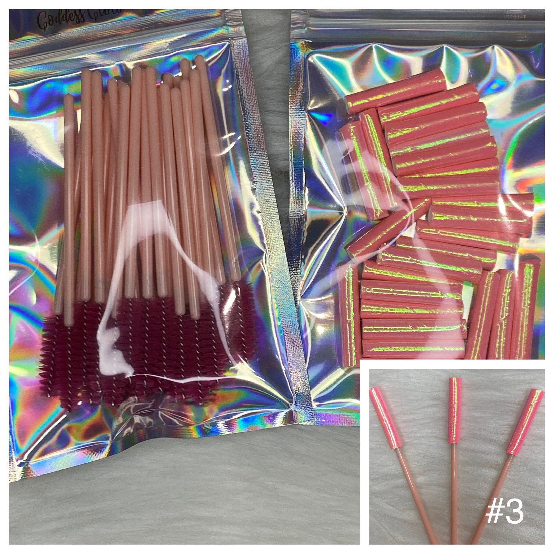 25 Mascara Wands and Sanitary Covers, Spoolies and Covers - Etsy