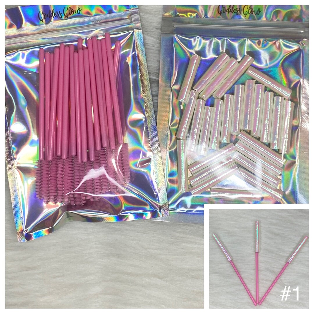 25 Mascara Wands and Sanitary Covers, Spoolies and Covers - Etsy