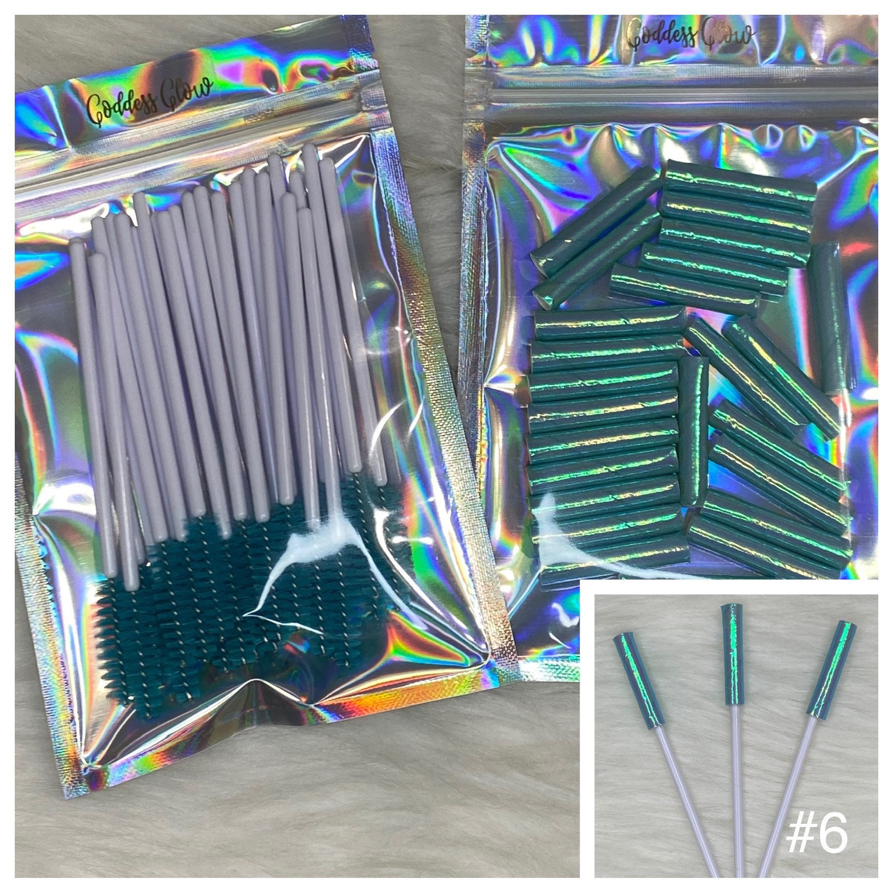 25 Mascara Wands and Sanitary Covers, Spoolies and Covers - Etsy