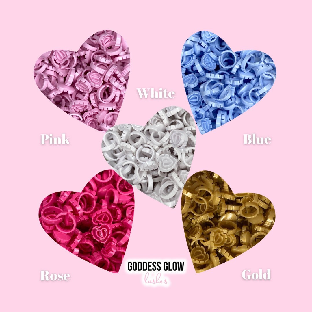 50/100 Heart Shaped Blossom Eyelash Extensions Fanning Glue - Etsy