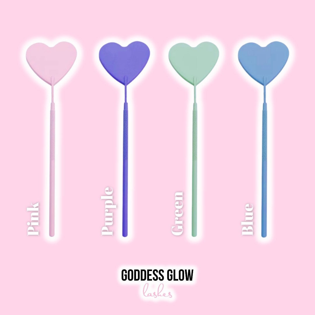 1 Heart Shaped Eyelash Extension Mirror - Etsy