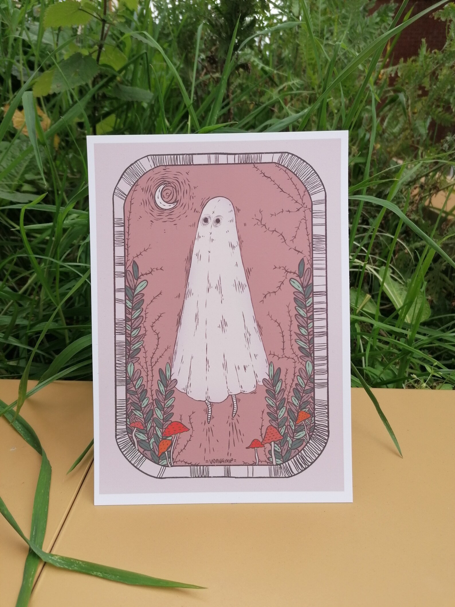 Floating Ghost Art Print - Etsy