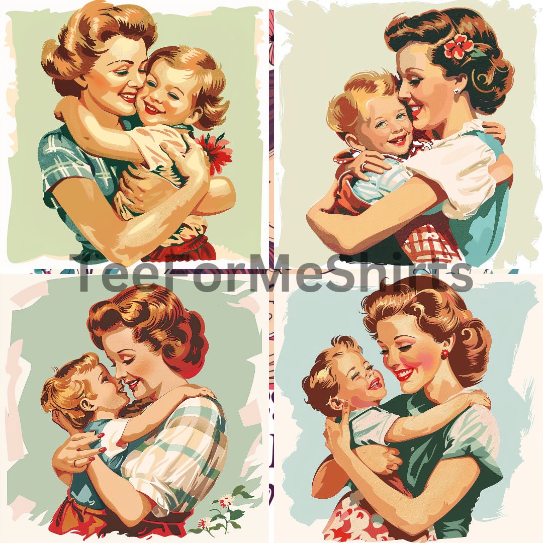 Mothers Watercolor Clipart Bundle, Mother's Day PNG, Watercolor Mother ...