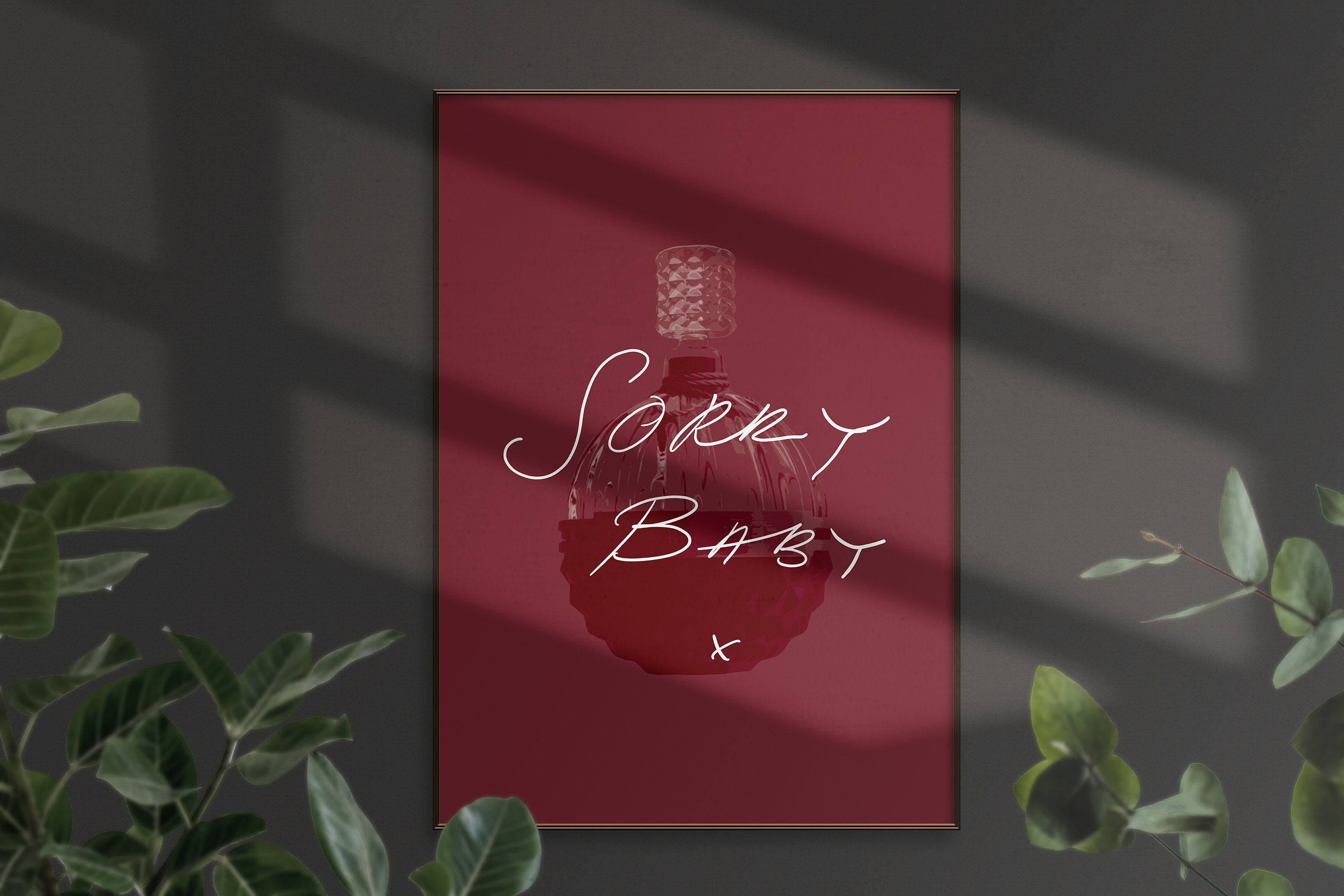 Killing Eve Villanelle Sorry Baby Poster Burgundy - Etsy