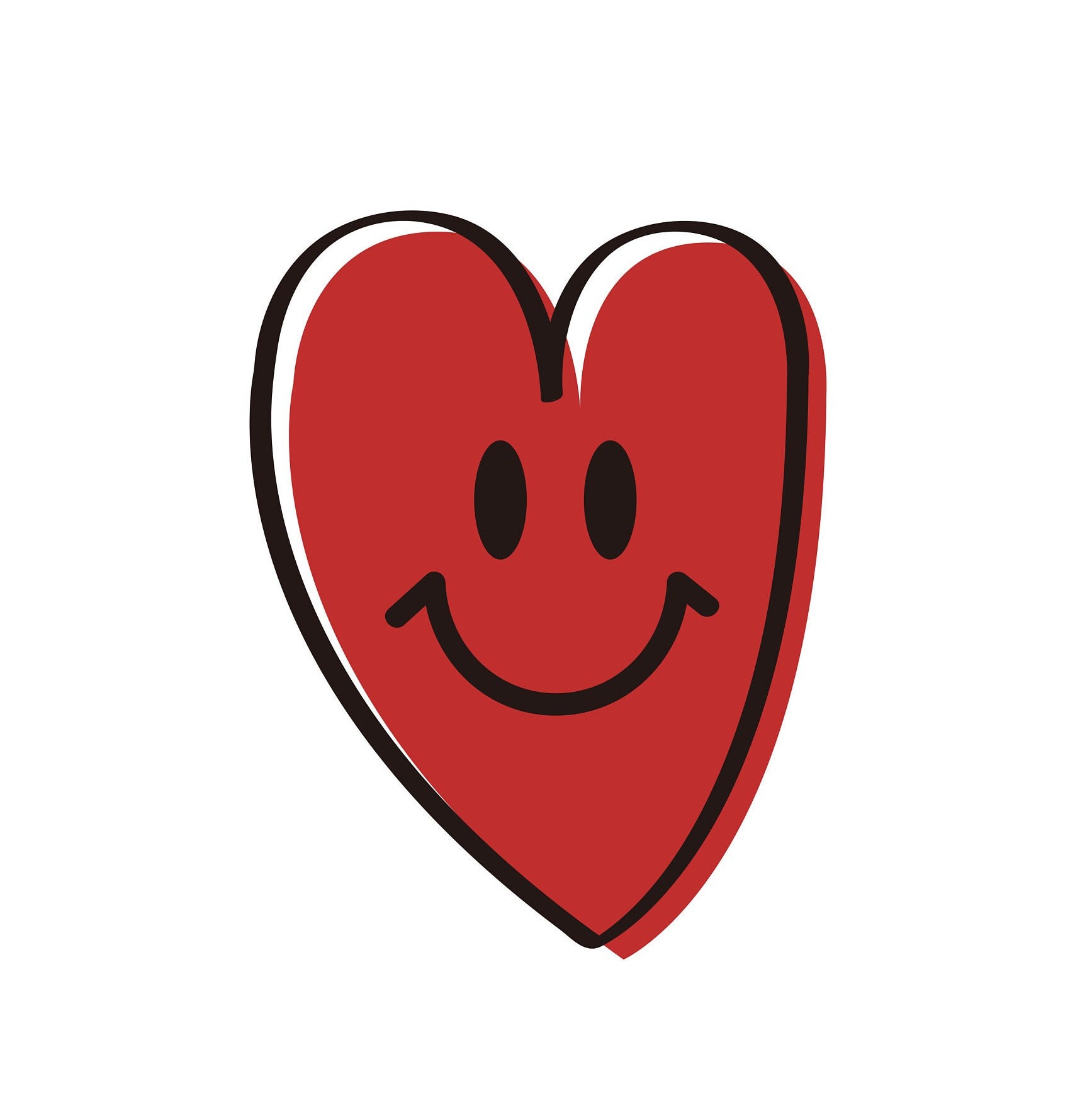 Smiling Heart Clipart
