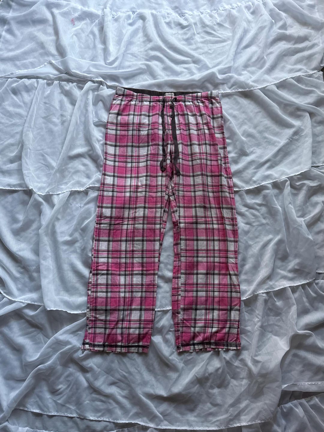 Insomniax Y2K Plaid Pajama Pants - Etsy